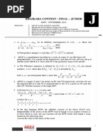 JMO 2023 (7, 8) Question Paper | PDF | Triangle | Circle