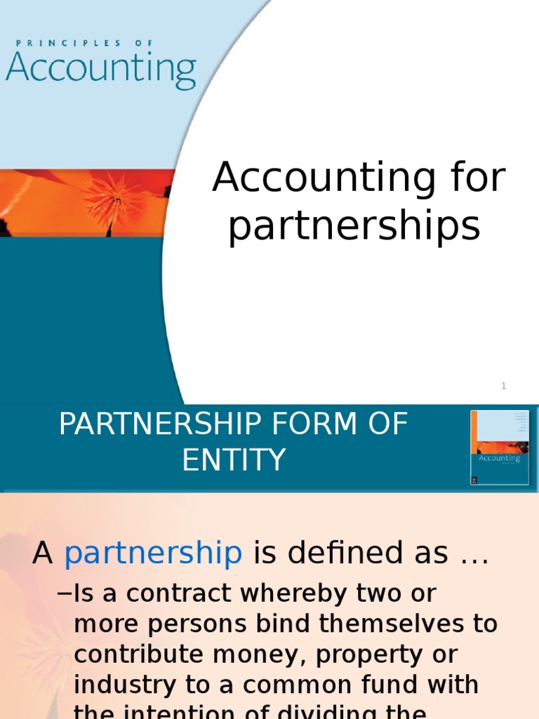 Accounting For Partnership Lecture | PDF | Partnership | Balance Sheet