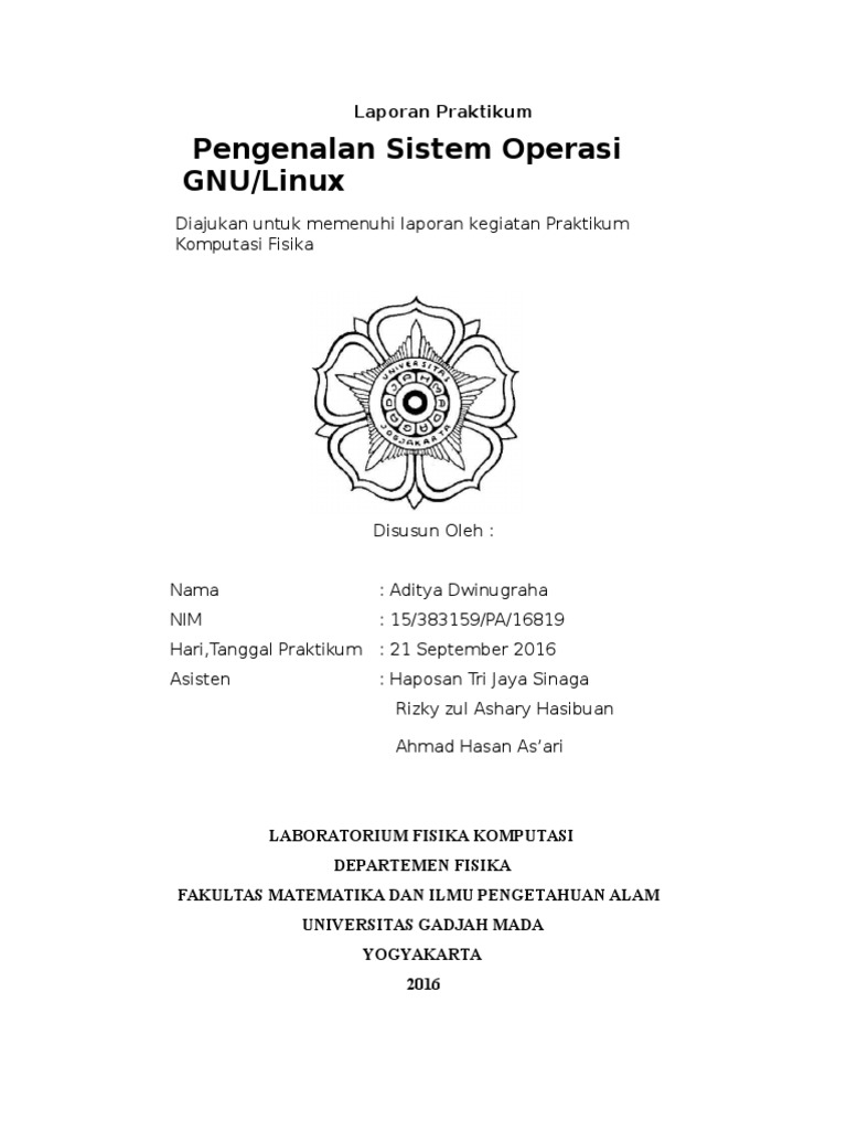 Laporan Praktikum Pengenalan Linux | PDF