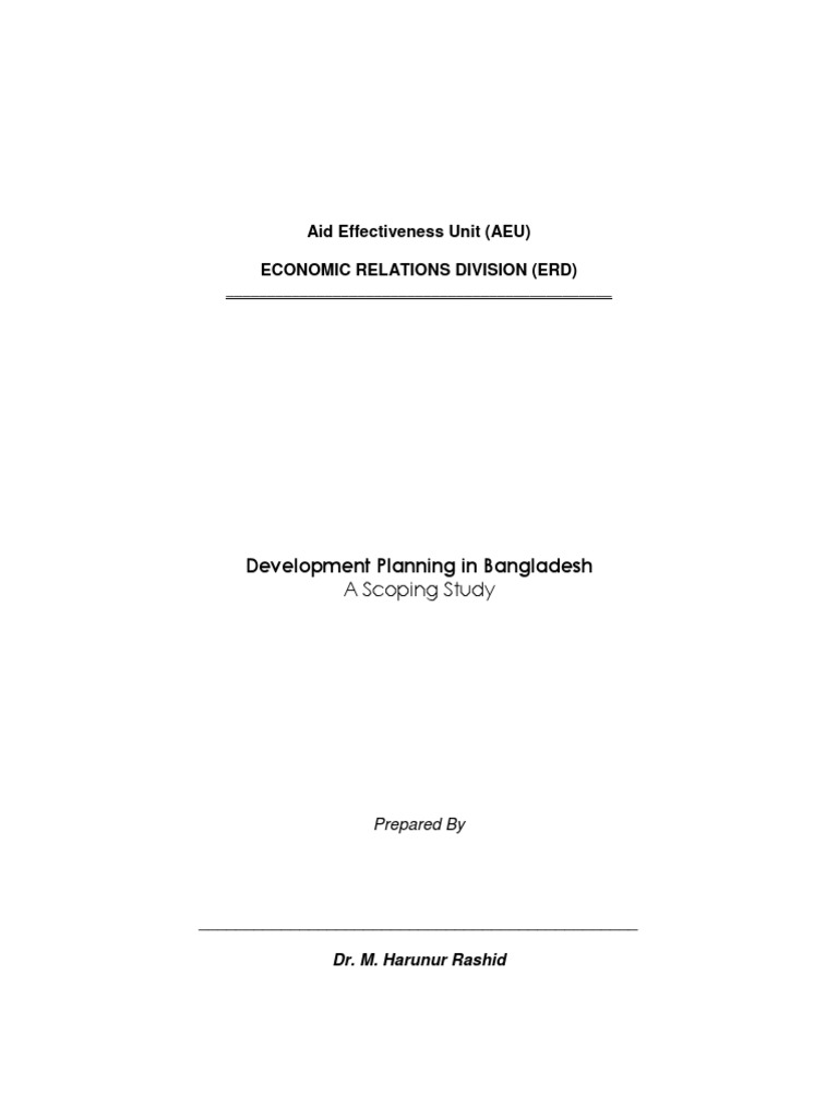 Development Planning In Bangladesh PDF Poverty Reduction Aid