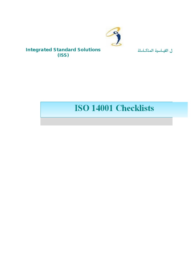 Saiadur 2ISO14001-Check-List | PDF | Business