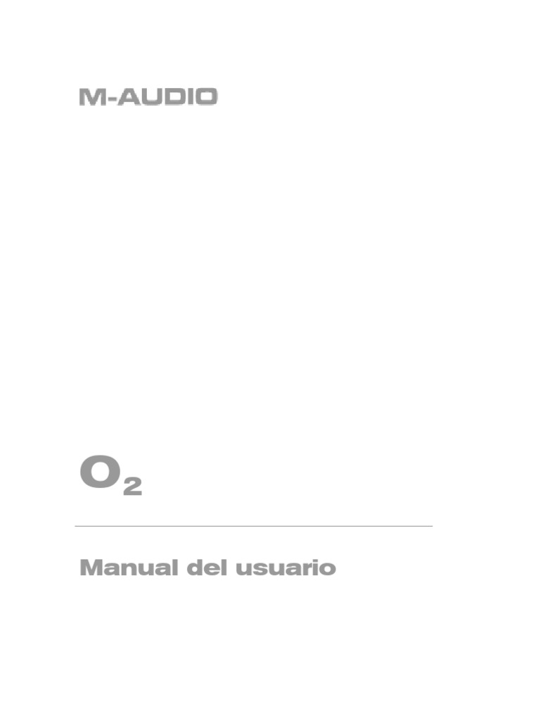 O2 Manual de Usuario | PDF | Sintetizador | USB