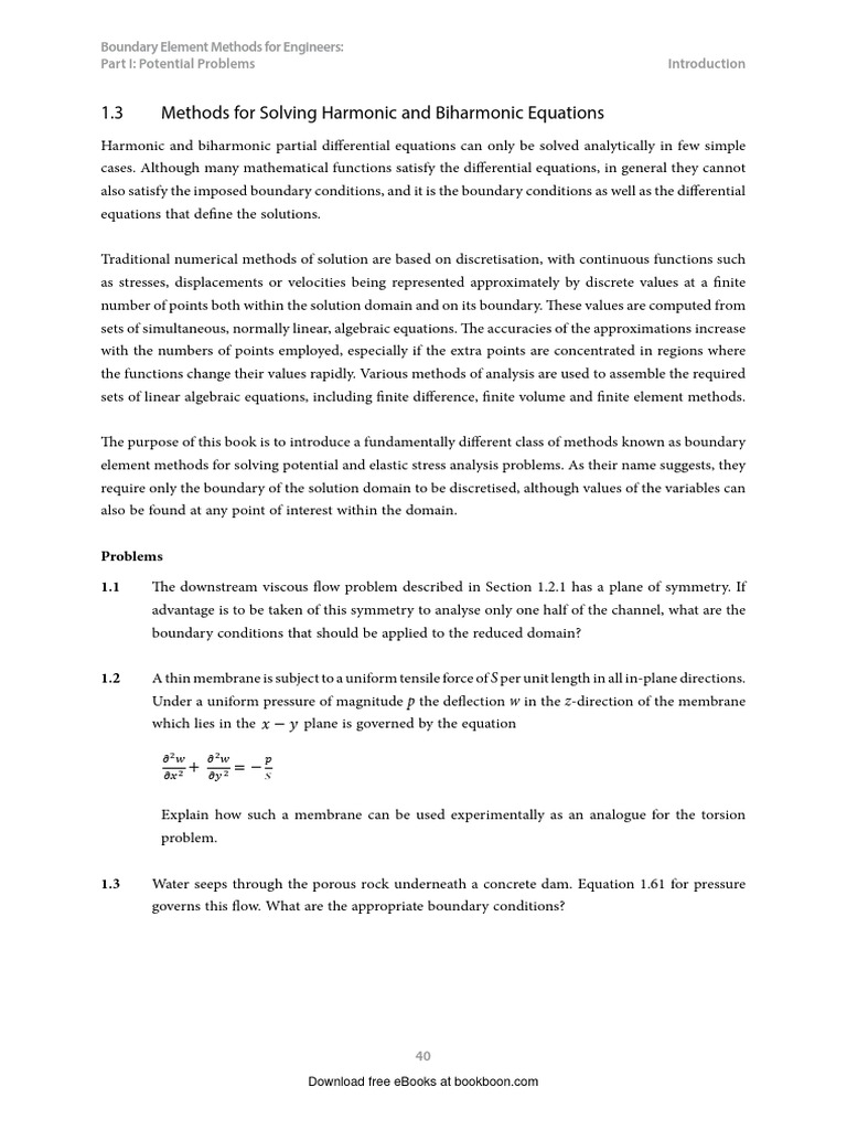 Boundary Element Methods For Engineers - Part I - 040 | PDF
