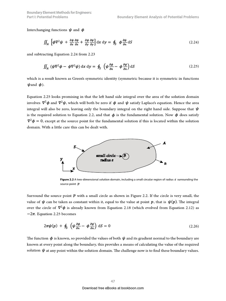 Boundary Element Methods For Engineers - Part I - 047 | PDF