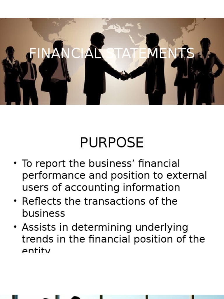 Financial Statements | PDF | Balance Sheet | Income Statement