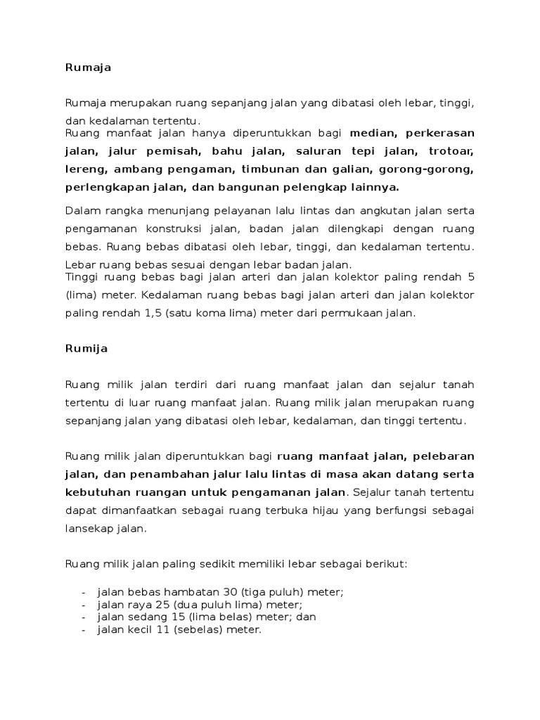 RumajaRuangSepanjangJln | PDF