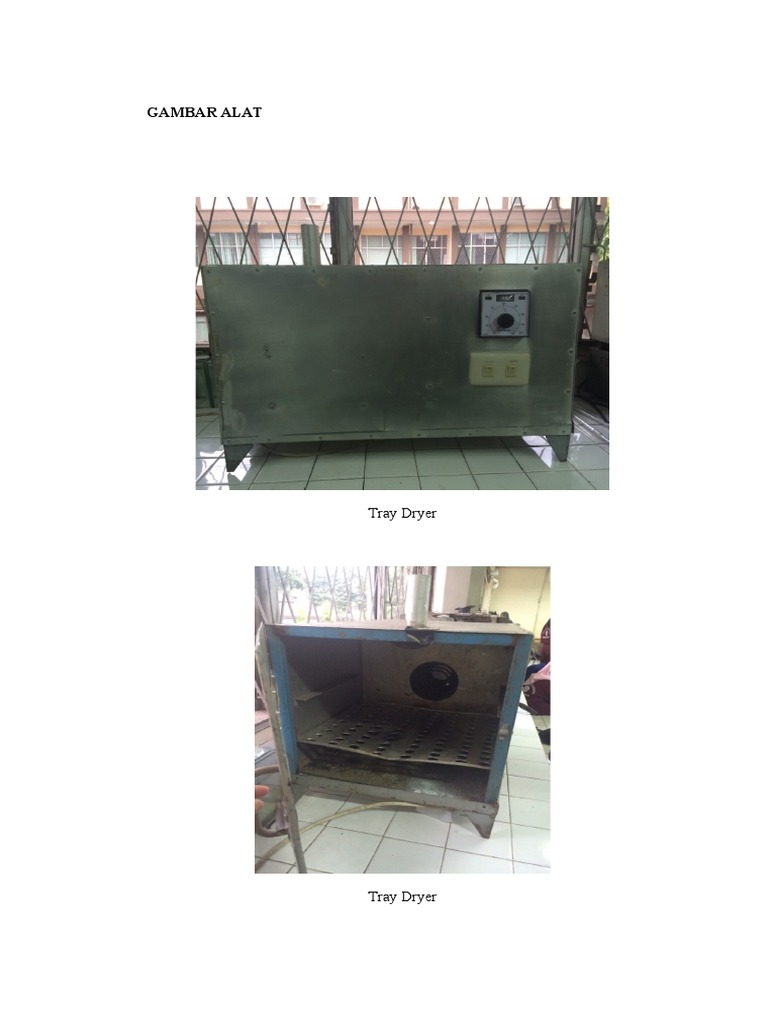 Gambar Alat Dryer | PDF
