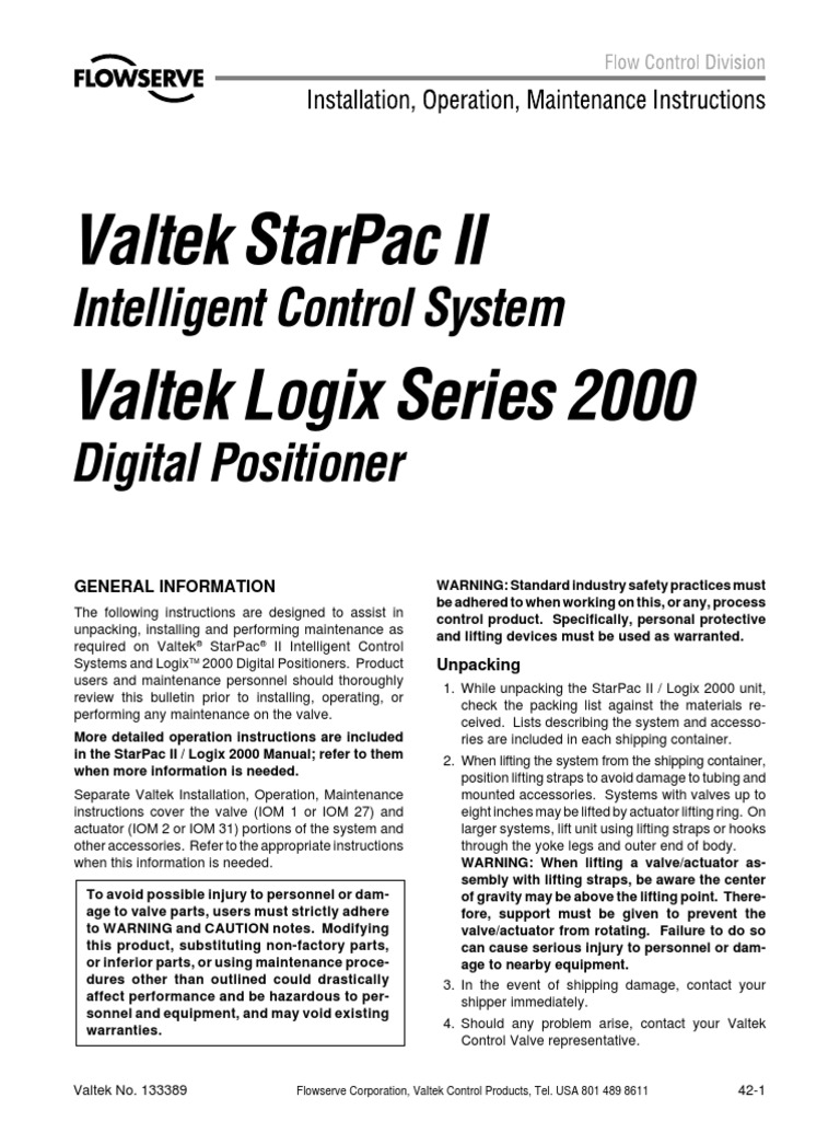 Posicionador Digital Valtek Logix Series 2000 | PDF | Valve ...