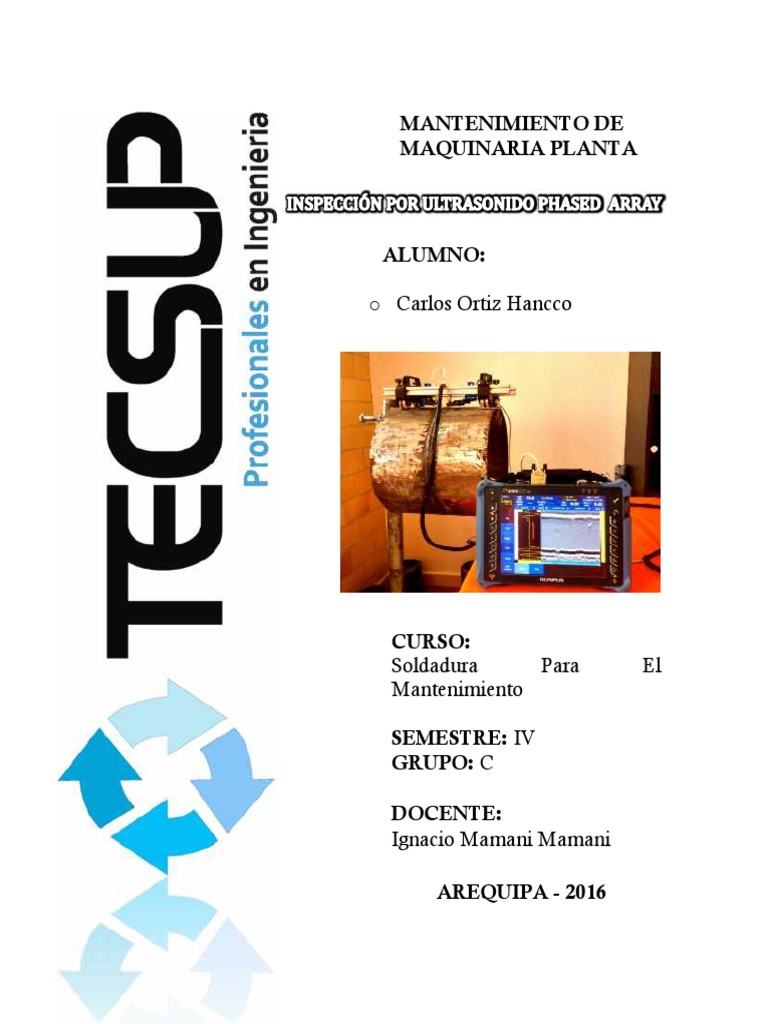 Técnica De Phased Array Pdf Olas Ultrasonido