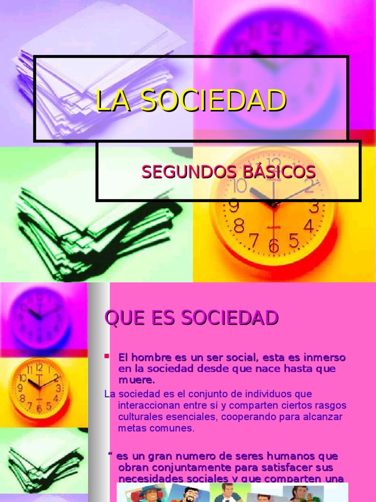 Qué Es Sociedad - PPT | PDF