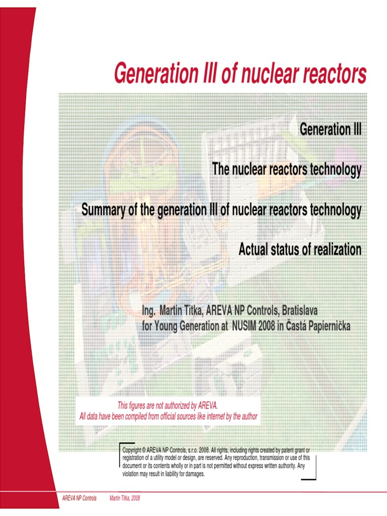 Generation III Nuclear Reactors - by IAEA | PDF | Power Station ...
