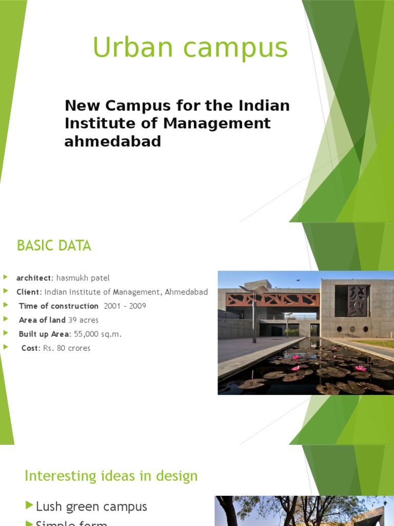 Urban Campus New Iim Campus Ahmedabad | PDF