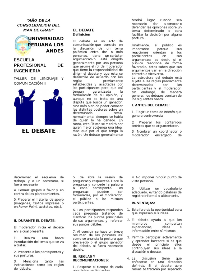 Triptico Debate | PDF | Epistemología | Cognición