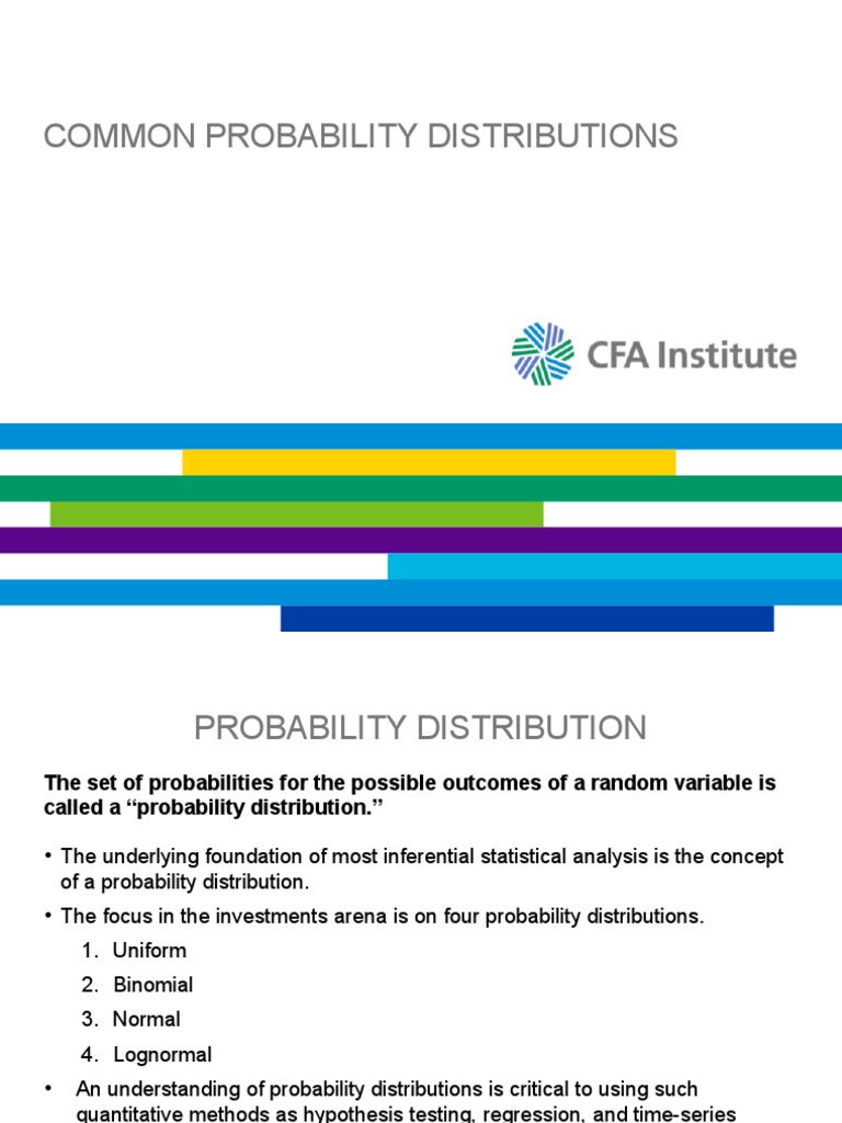 1.5 Common Probability Distribution | PDF | Probability Distribution ...