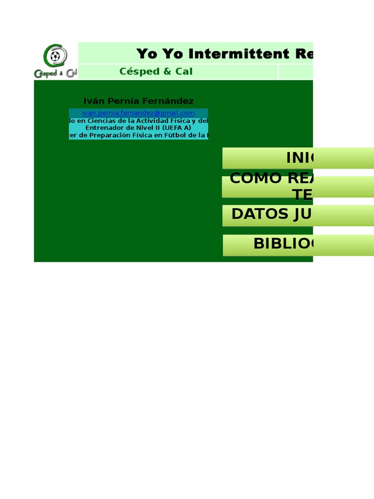 Yo Yo Intermittent Recovery Test Level 13 | PDF | Deportes | Ocio