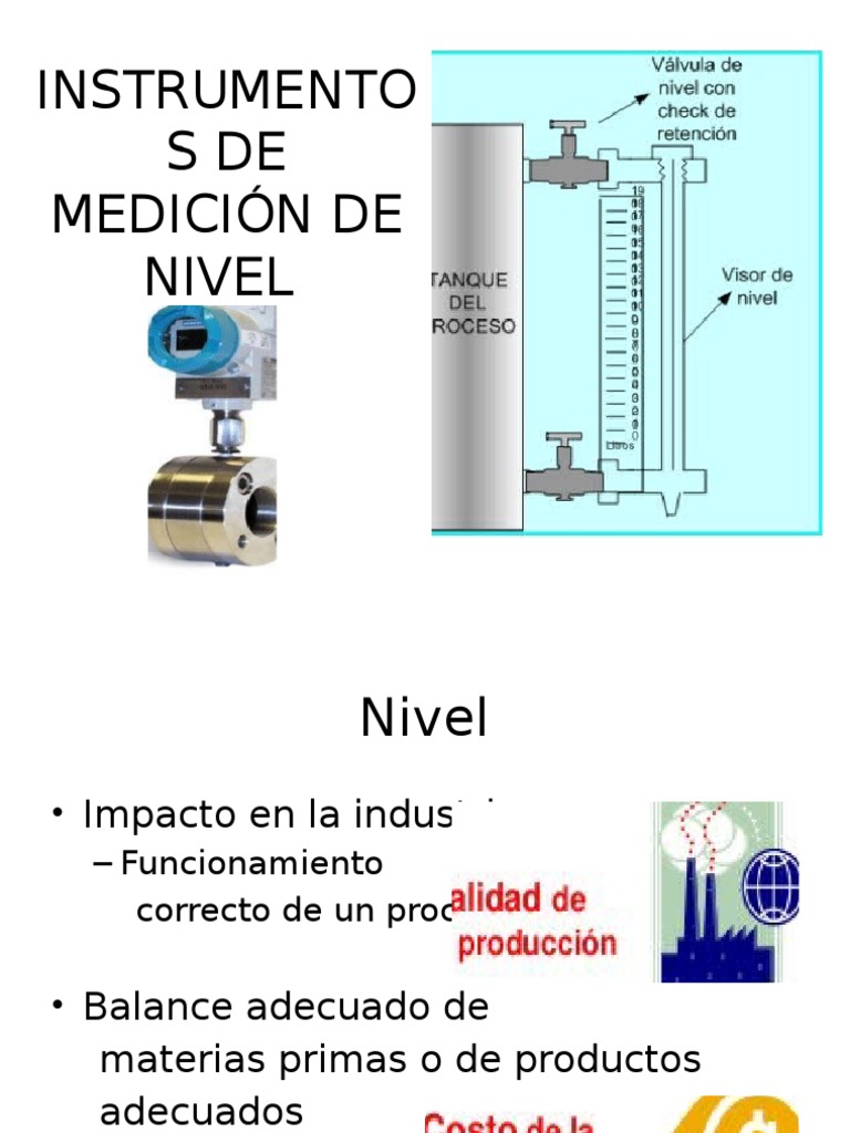 Instrumentos de Medición de Nivel | Presión | Medición