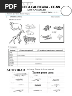 Sesion de Aprendizaje Como Se Alimentan Los Animales | PDF ...