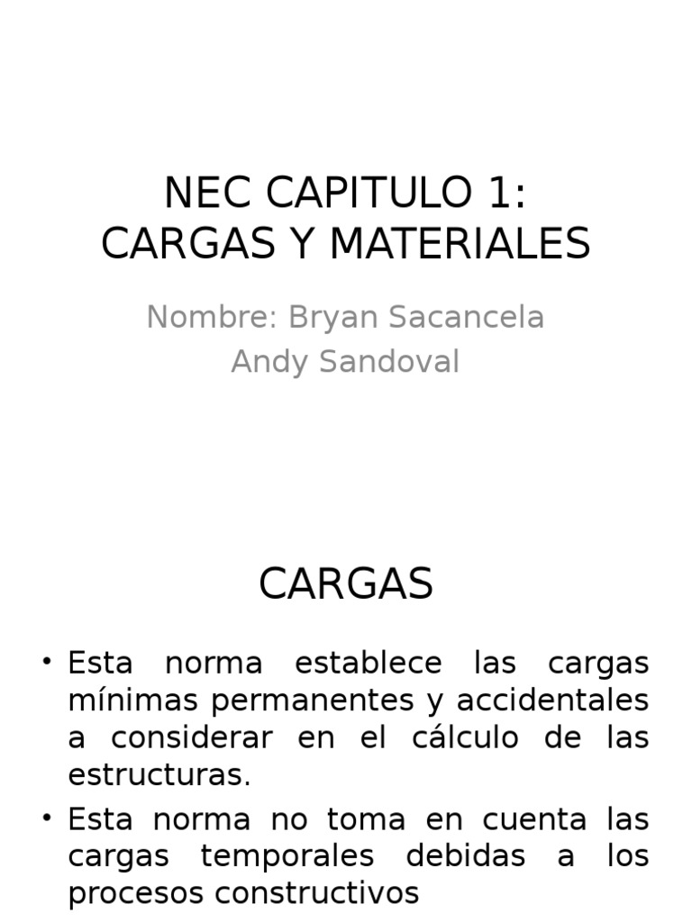 Nec Capitulo 1 | PDF