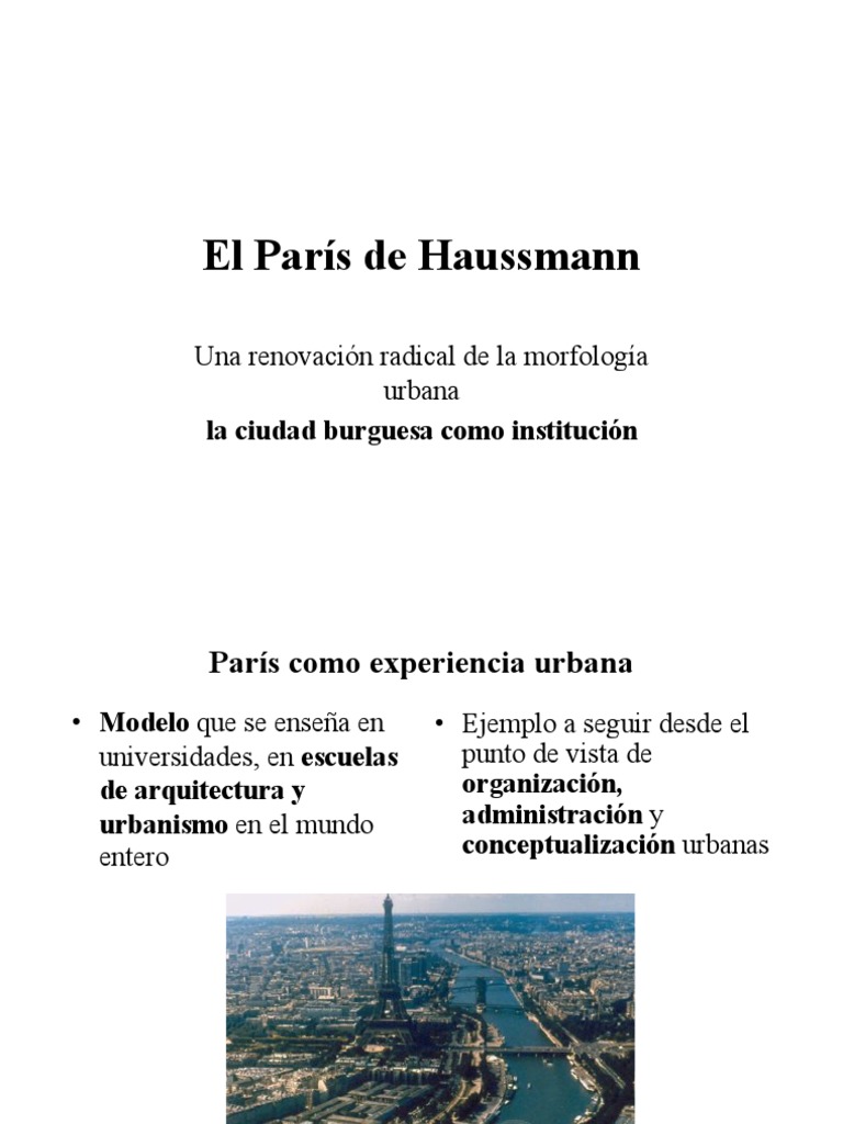 Paris - Plan Haussmann | PDF | París