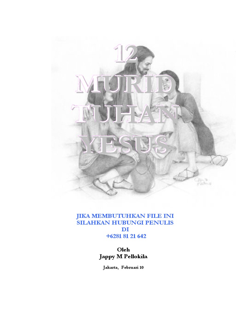 12 Murid Yesus PDF | PDF