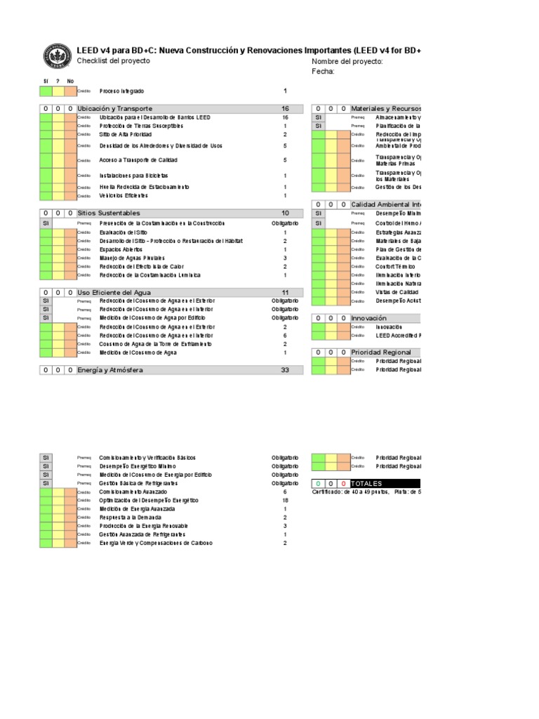 LEED v4 for Building Design and Construction Checklist_1 PAGE_ES.xlsx ...