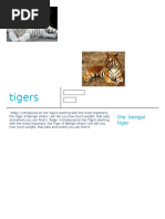 White Tiger | PDF | Tiger | Biology