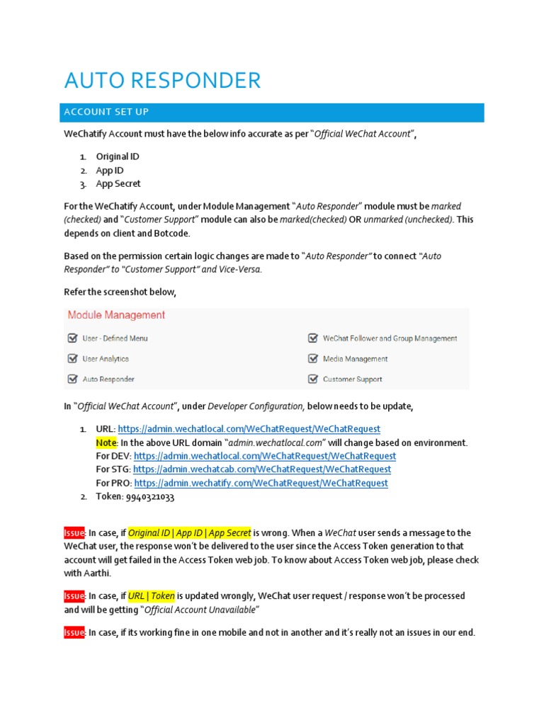 Auto Responder | PDF | We Chat | Text Messaging
