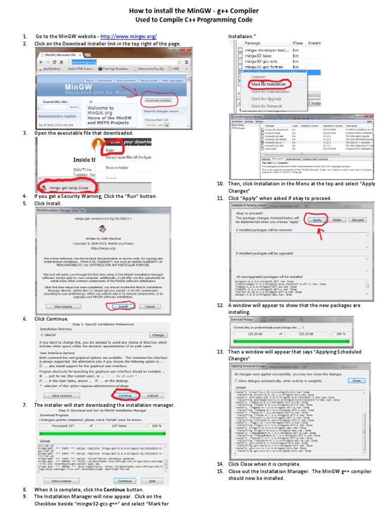 Install Mingw Compiler Pdf