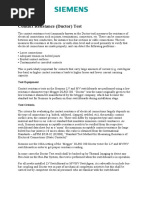 NETA Insulation Resistance Test Values | PDF