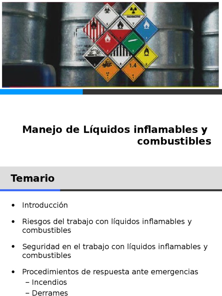 Manejo de Liquidos Combustibles | PDF | Combustión | Líquidos