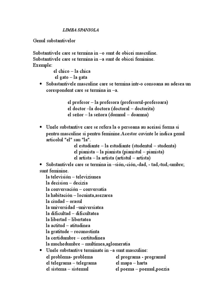 34 Limba Spaniola | PDF