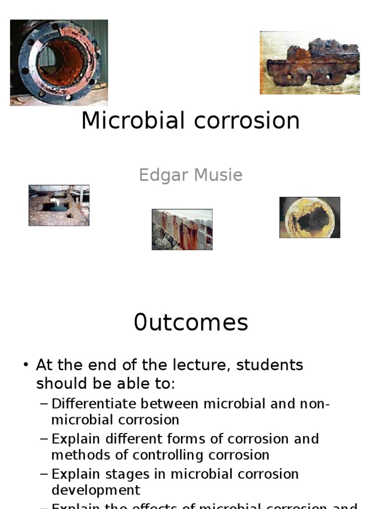 Microbial Corrosion | PDF | Corrosion | Chemistry