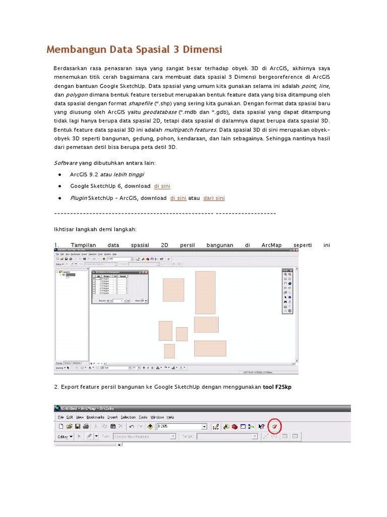 Membangun Data Spasial 3D | PDF | Teknologi & Rekayasa