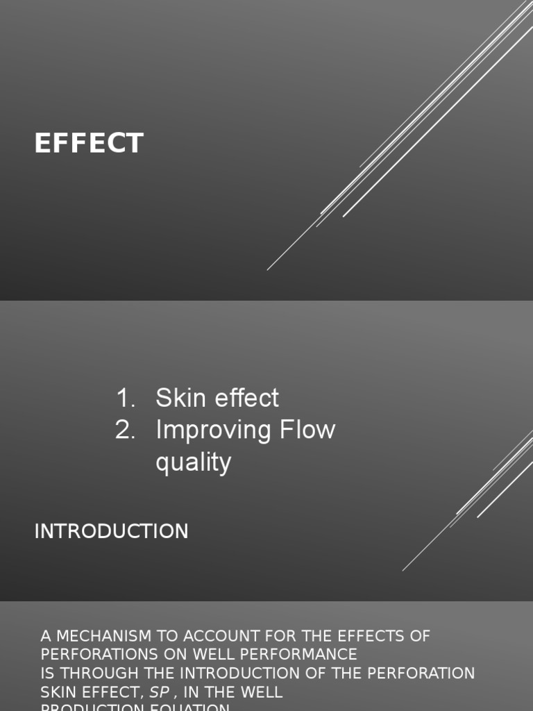 Calculation of The Perforation Skin Effect | PDF