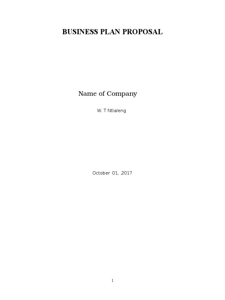 Warehouse Business Plan Proposal | PDF | Swot Analysis | Warehouse