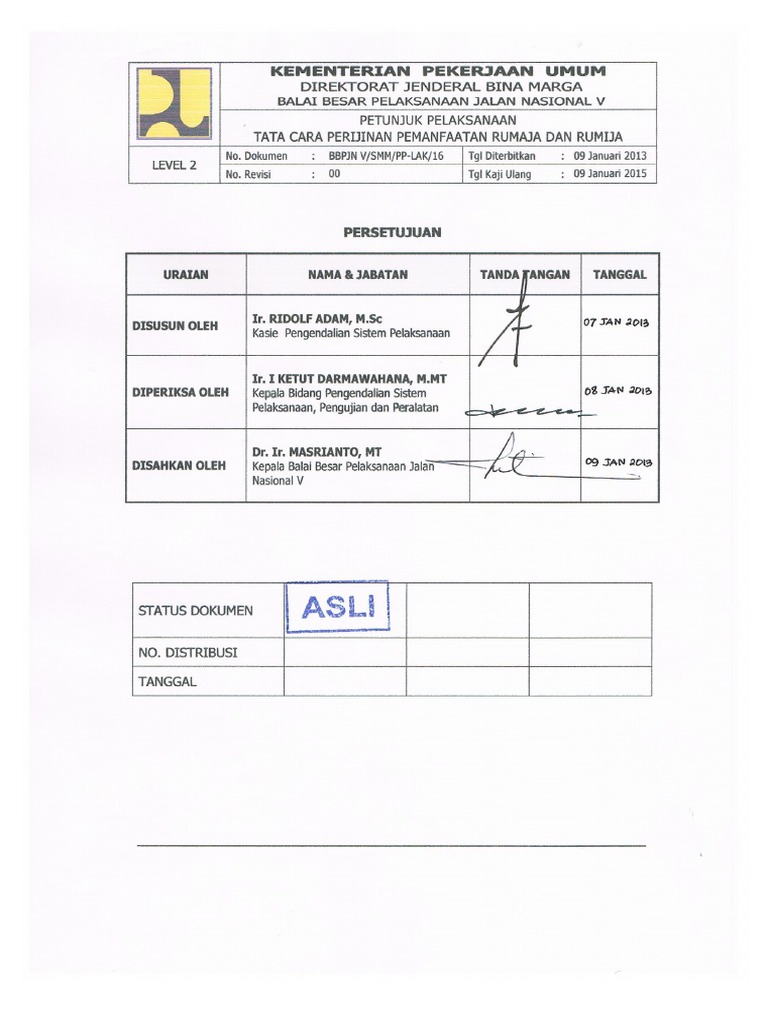 PP - Tata Cara Perijinan Pemanfaatan Rumaja Dan Rumija | PDF