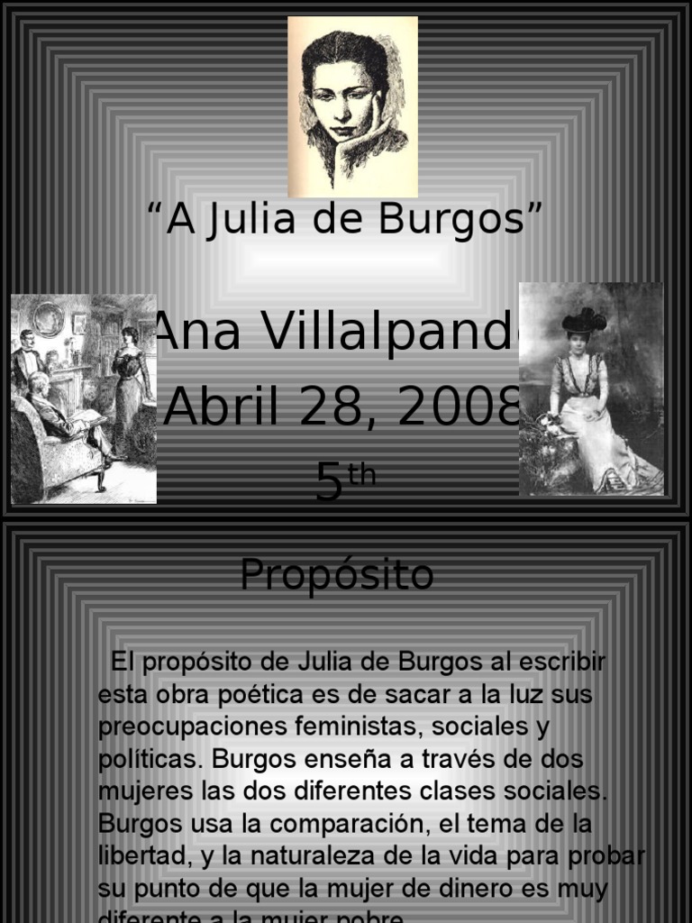 A Julia de Burgos | PDF