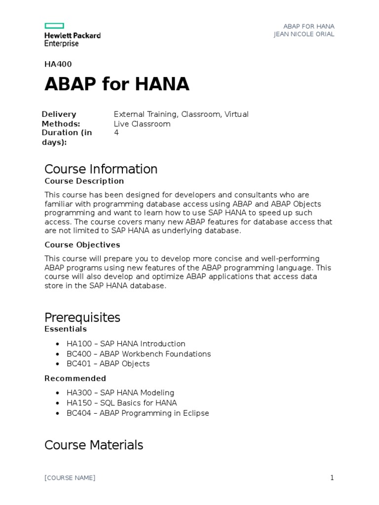 Sap Bc401 Abap Objects Pdf - sharabel