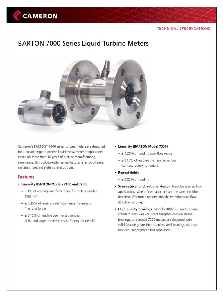 Barton 7000 | PDF | Bearing (Mechanical) | Mechanical Engineering