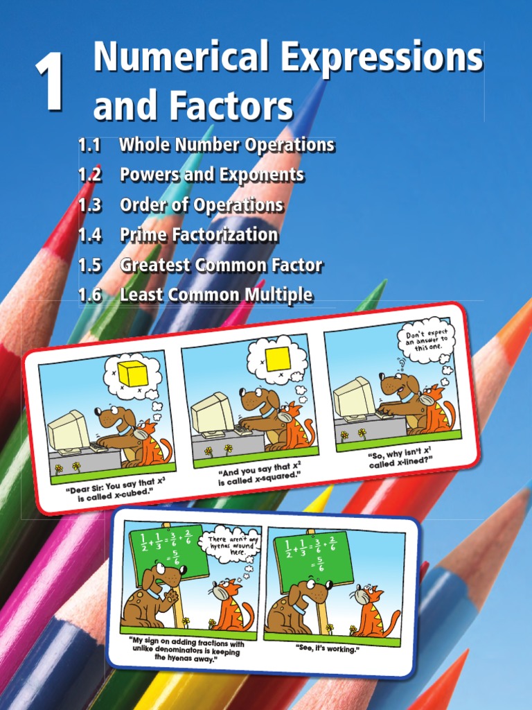 Ch. 1 Student Book Regular | PDF | Multiplication | Numbers