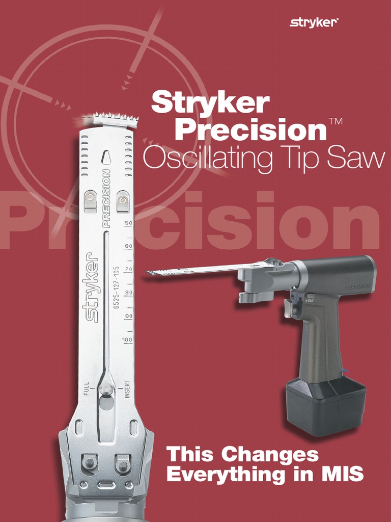 Stryker Precision Oscillating Tip Saw MTX9100001044 | PDF