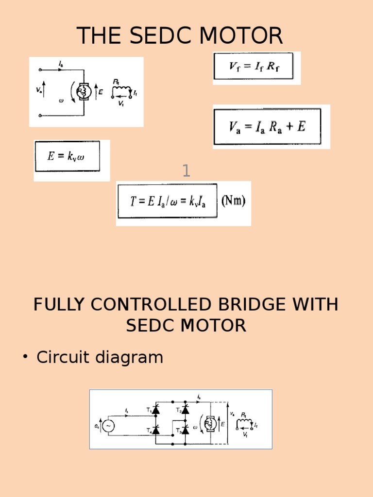 The Sedc Motor | PDF