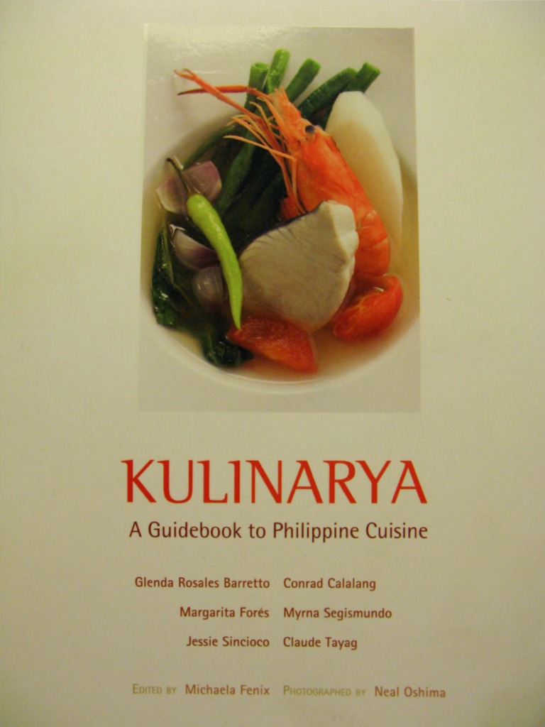Kulinarya A Guidebook To Philippine Cuisine | PDF | Philippine Cuisine ...