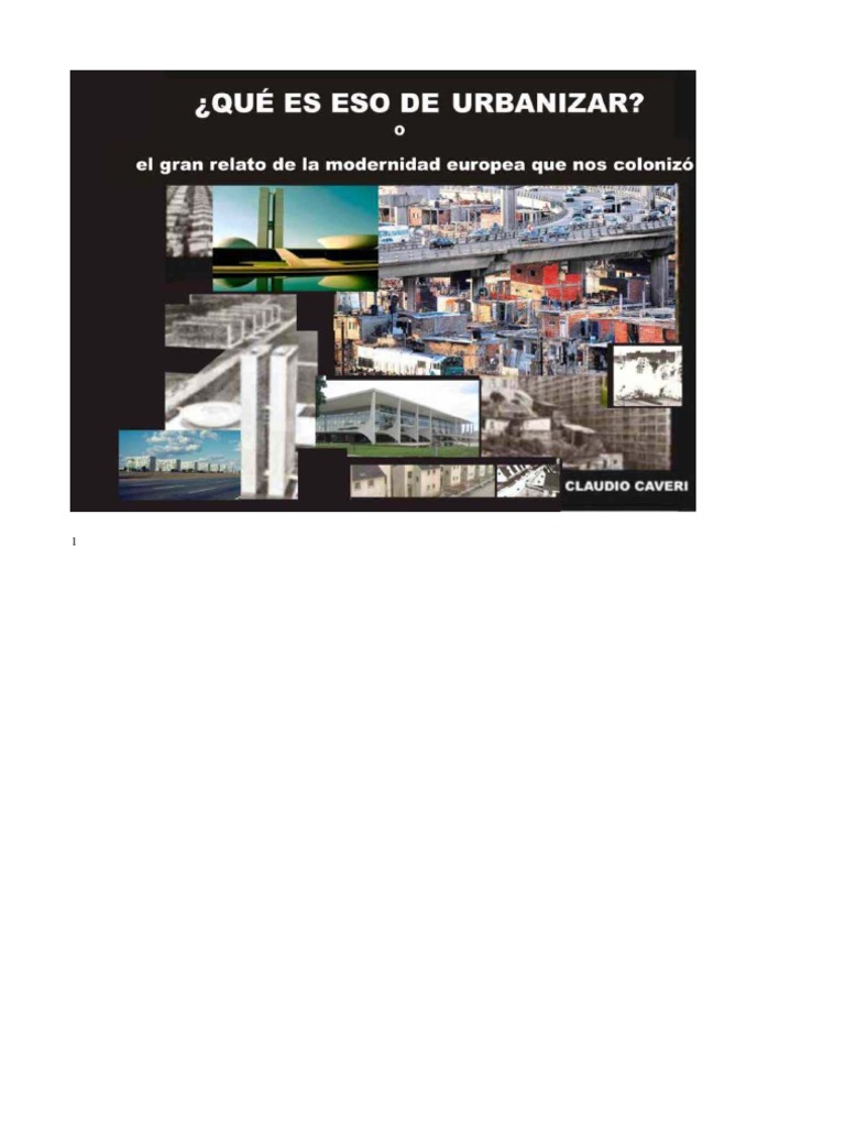 Qué Es Eso de Urbanizar Claudio Caveri 2009 | PDF | Miguel Ángel | Iglesia Católica
