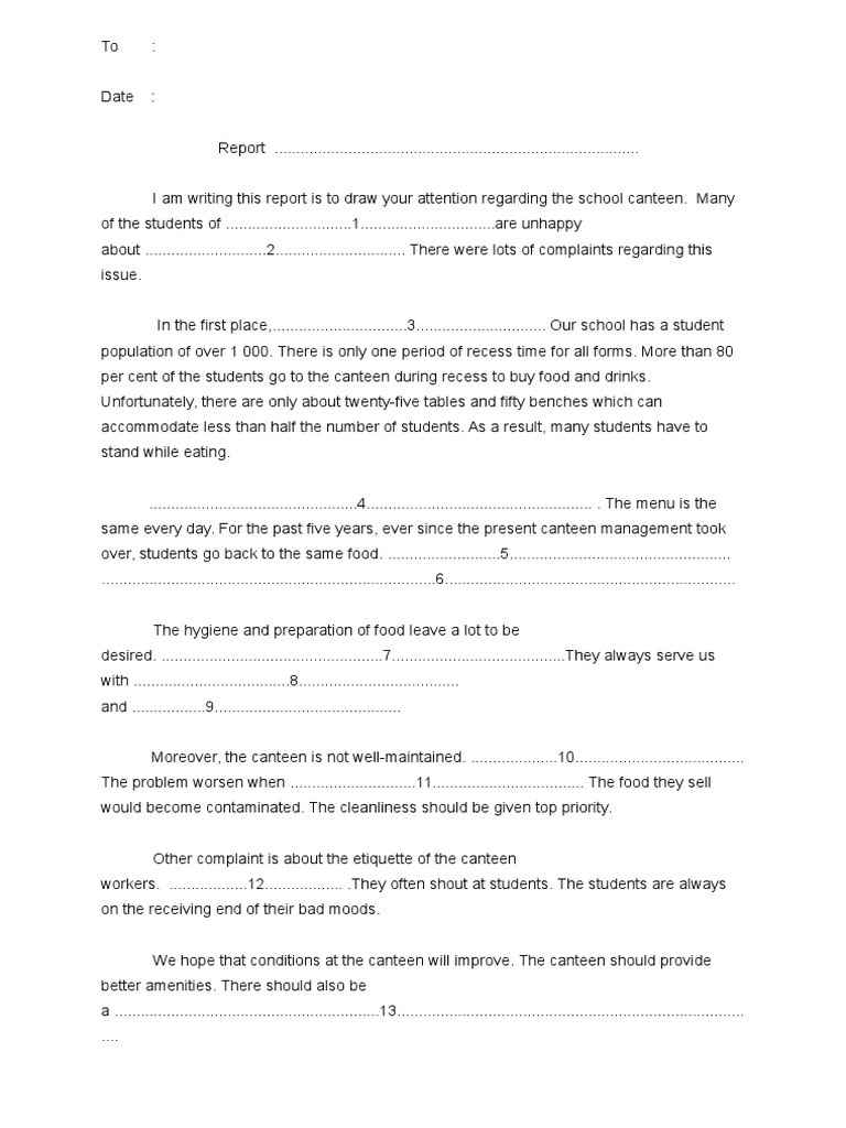 Report Writing Exercises | PDF