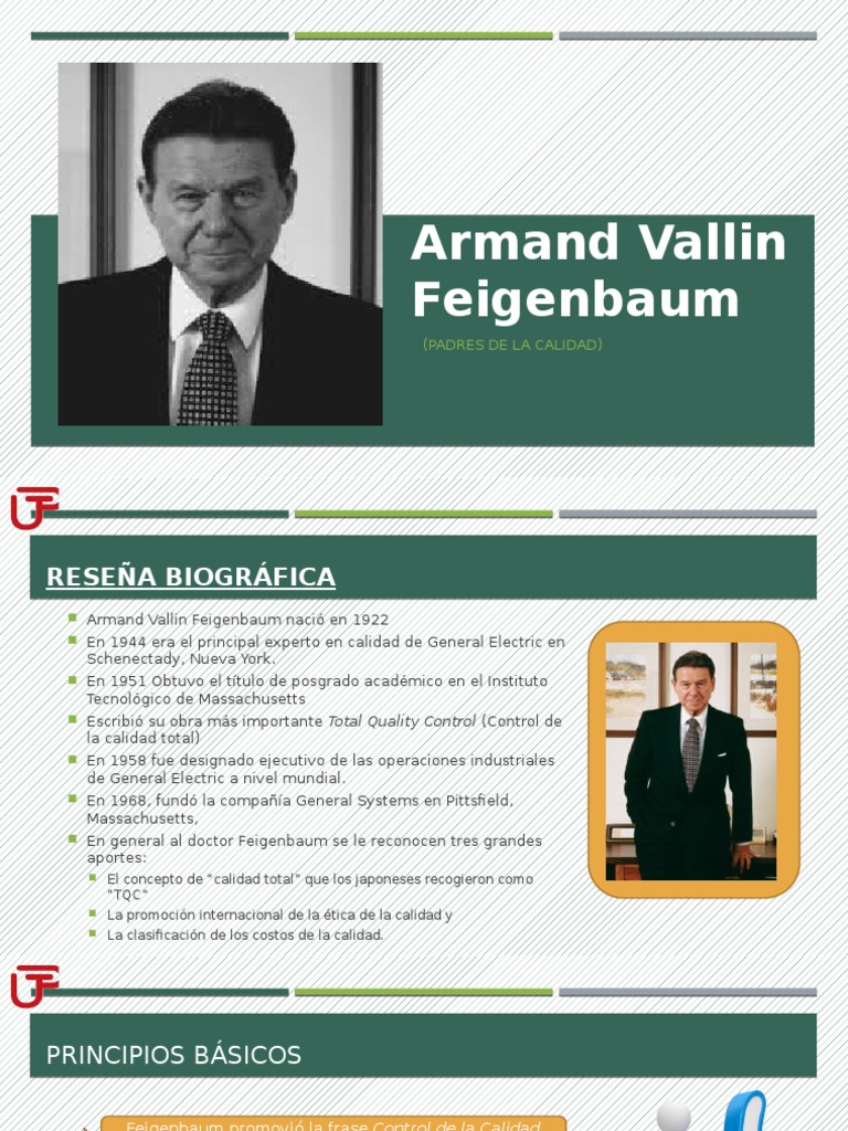 Feigenbaum y la Calidad Total | PDF | Calidad (comercial) | Economias