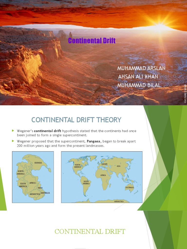 Continental Drift Theory With Evidences | PDF | Plate Tectonics ...