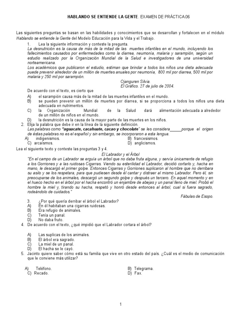 Hablando Se Entiende La Gente | PDF | Sarampión | Bienestar