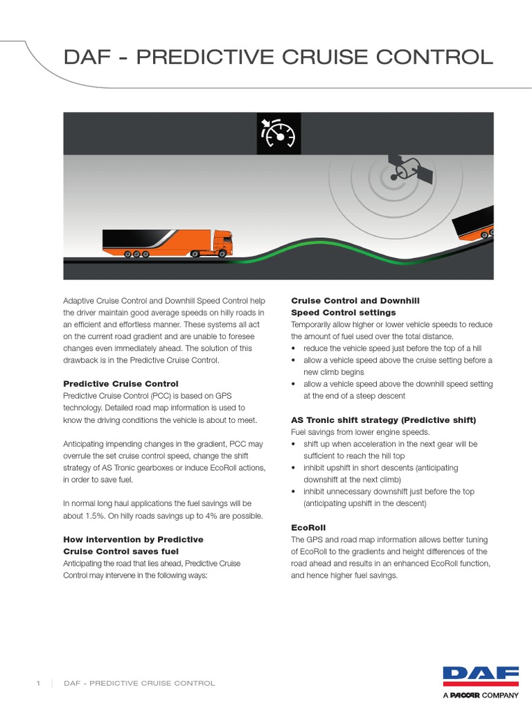 DAF Predictive Cruise Control 66431 En