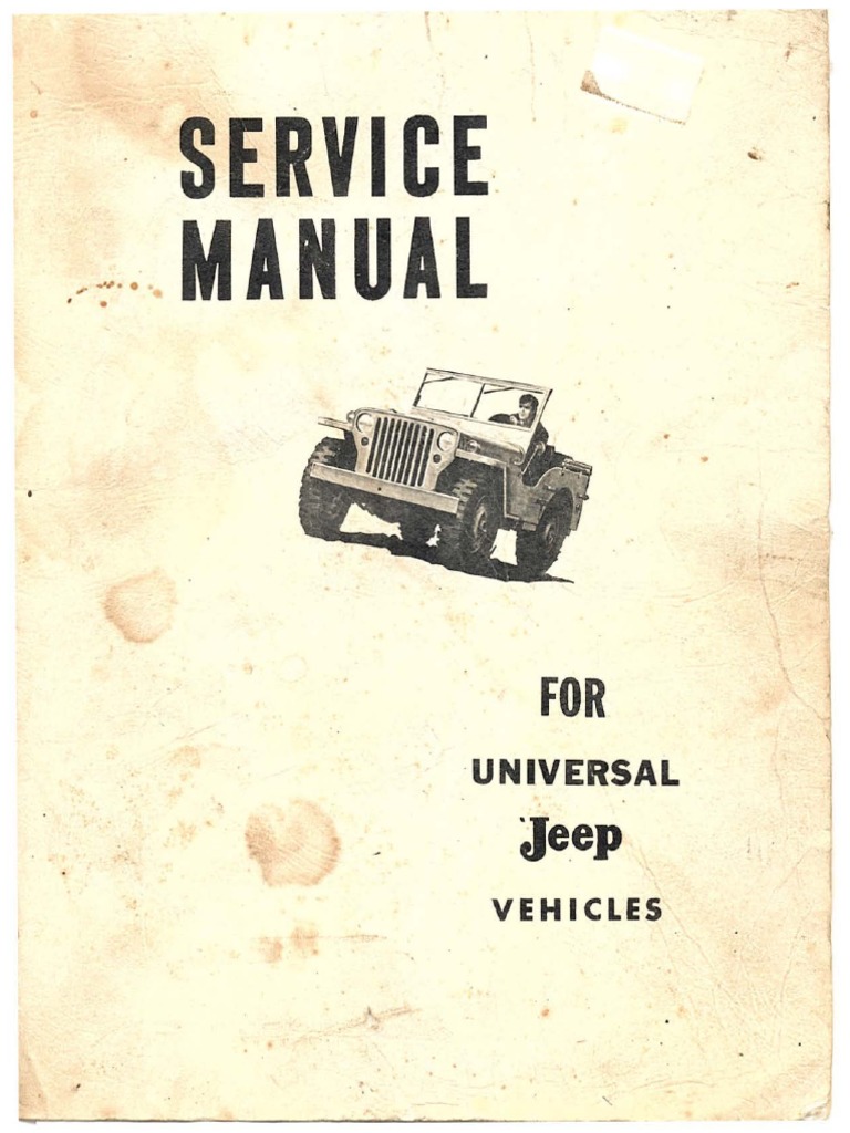 Manual para Vehiculos Jeep | PDF | Motor Oil | Axle